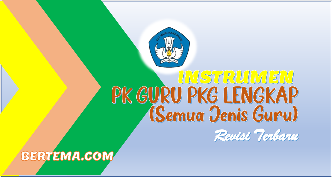 Instrumen PK Guru PKG Lengkap Revisi Terbaru - Wajib Dipahami Guru