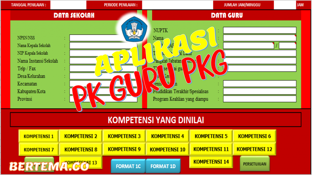 Aplikasi PK Guru Mapel-Kelas PKG - Wajib Dipahami Guru